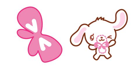 Sanrio Shirousa And Pink Bow Tie Cursor Custom Cursor