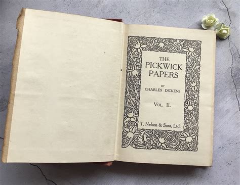 C 1890 Pickwick Papers By Charles Dickens Mccloskys Antiquarian