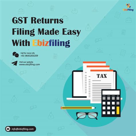 Gst Return Filing With Ebizfiling