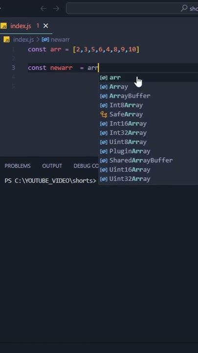 use map with array in javascript shorts javascipt youtube