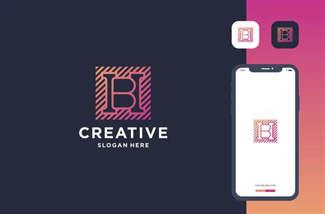 Creative Letter H B Logo Design Inspiration 48732266 Vector Art At Vecteezy