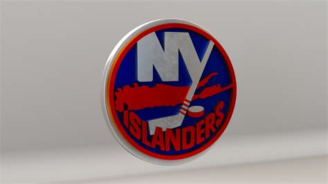 Nhl New York Islanders Team Logo 3d Model By Guimart