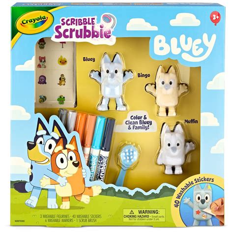 Crayola Scribble Scrubbie Deluxe Bluey Walgreens
