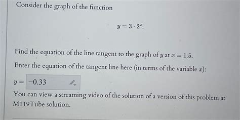 Solved Consider The Graph Of The Functiony32xfind The