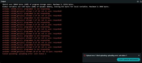 Erro Ao Fazer Upload Arduino Uno Arduino Fórum Fazedores