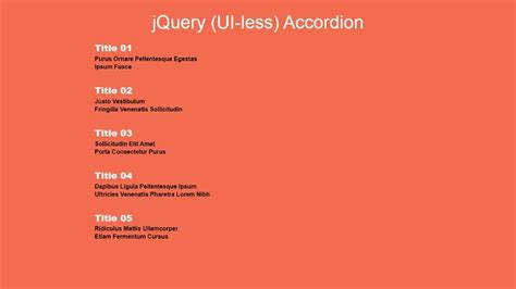11 Best Jquery Accordions 2024