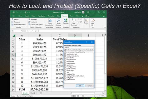 How To Lockunlock Cells In Excel To Protectunprotect Them