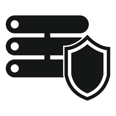Security Server Icon Simple Style 14651960 Vector Art At Vecteezy