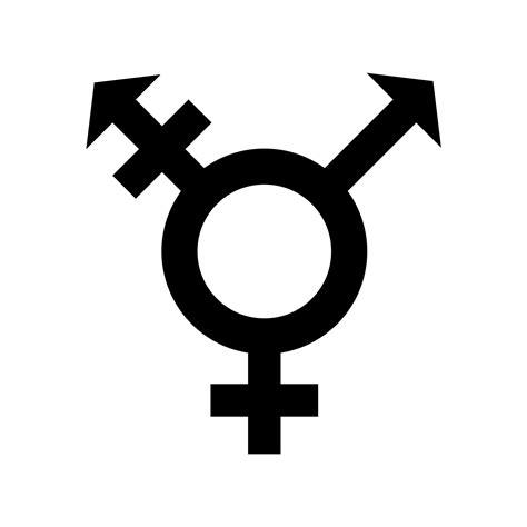 Unisex Or Intersex Symbol Icon Male And Female Symbols