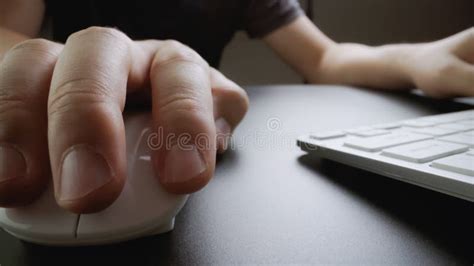 Close Up Soft Focus Finger Typing On Keyboard Stock Photo Image Of Finger Copywriter