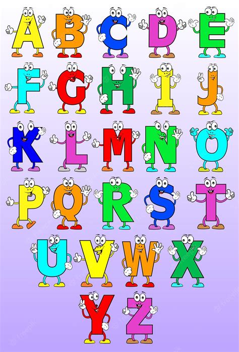 Premium Vector English Alphabet Letter Set