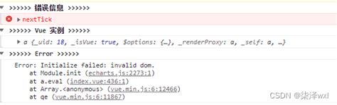 Ecarts报错initialize Failed Invalid Domvite 如何使用echart出现mainjs17 Error Initialize Fail Csdn博客