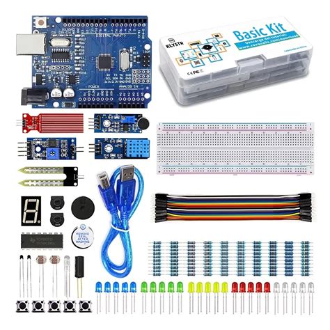 Klystr Basic Starter Kit For Arduino Uno R3 With Tutorial Code