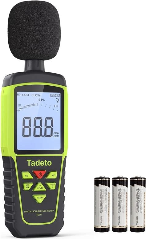 Buy Decibel Meter Tadeto Digital Sound Level Meter Portable Spl Meter 30db To 130db Backlight
