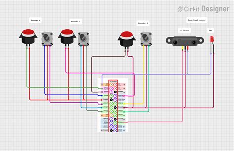How To Use Rotary Encoder With Button Pinouts Specs And Examples Cirkit Designer