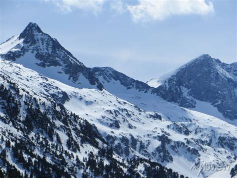 The Mount Vignemale Viewed From The Gaube Lake Lac De Gaube Canvas Prints For The Wall