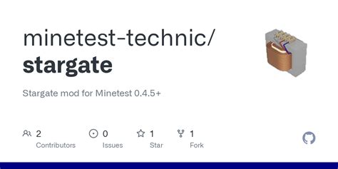 Github Minetest Technic Stargate Stargate Mod For Minetest 0 4 5