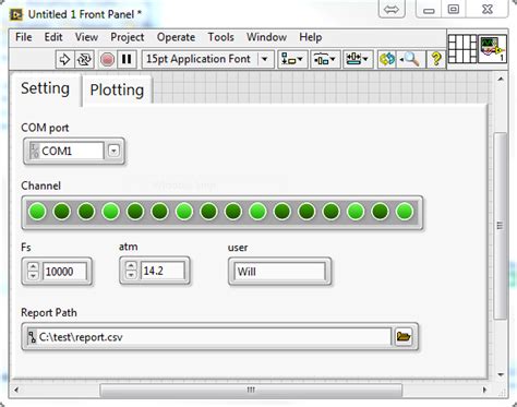 Solved The Waveform Chart In The Tab Control Ni Community
