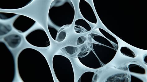 Complex Integrated Lattice String Structure Abstract Image Of A Complex Integrated Lattice