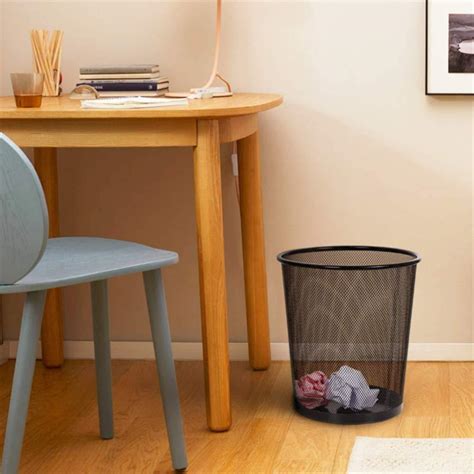 Jual Keranjang Sampah Hitam Tanggung 87 Tempat Sampah Jaring Besi Tong Sampah Kawat Shopee