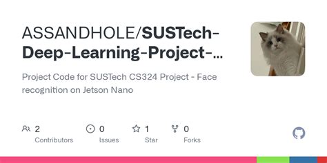 Github Assandholesustech Deep Learning Project Face Recognition Project Code For Sustech
