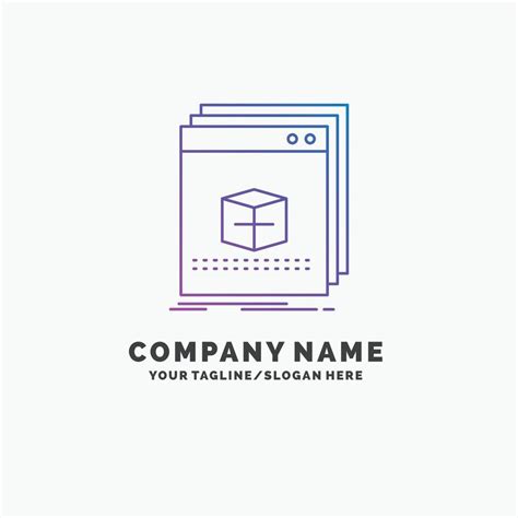 Software App Application File Program Purple Business Logo Template