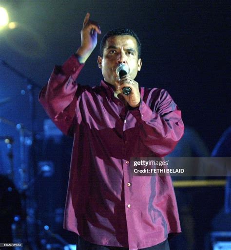 Algerian Rai Singer Cheb Mami Performs On Stage During The Carthage