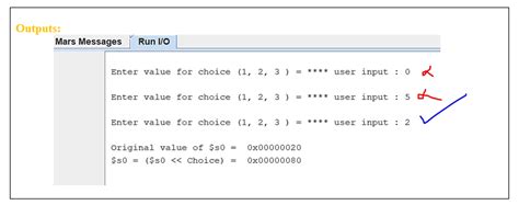 Solved Write Assembly Code Mip The User Is Shown 3 Options