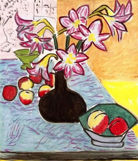法国画家马蒂斯静物绘画艺术作品欣赏 色彩