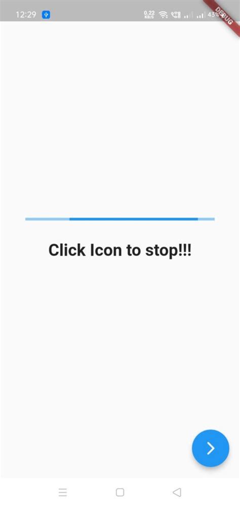 how to implement progressbar in a flutter do somthings
