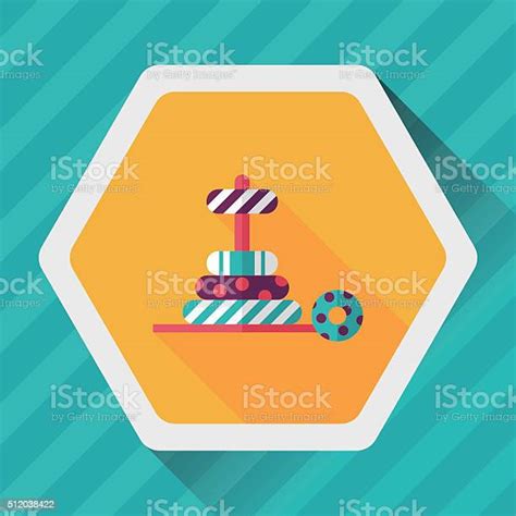 피라미드형 완구류 평편 아이콘크기 긴 Shadow Eps10이 포함됩니다 건설 산업에 대한 스톡 벡터 아트 및 기타 이미지