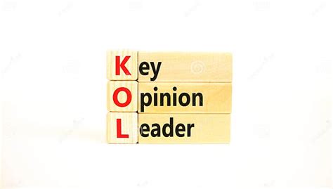 Kol Key Opinion Leader Symbol Concept Words Kol Key Opinion Leader On