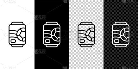 啤酒可以将图标隔离在黑白、透明的背景上。向量