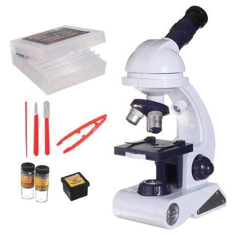 Microscope Kit Science Lab Led Biological Microsco Vicedeal