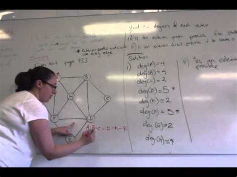 Eulerian Paths And Circuits YouTube