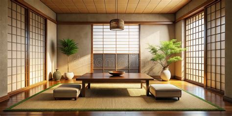 Tranquil Japanese Living Room Design Embrace Minimalism With Tatami