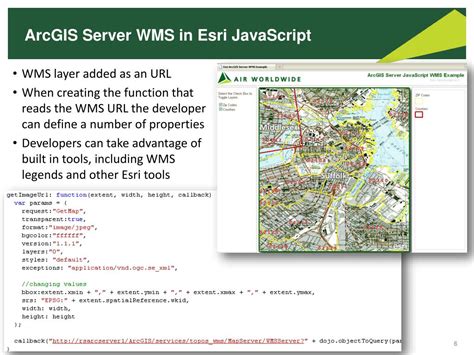 Ppt Using Arcgis Server Web Map Services In Web Map Mash Ups