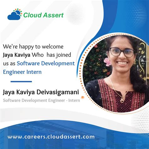 welcometotheteam cloudassert softwareengineering newintern