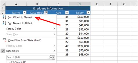 Cara Mengurutkan Dan Memfilter Data Di Excel Informasi Teknologi Terkini