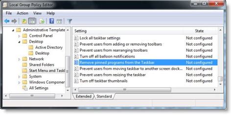 How To Remove Pinned Taskbar Programs In Windows