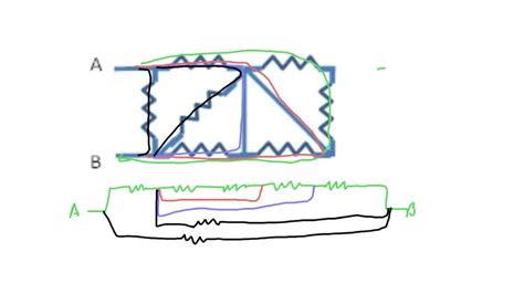 Solved In The Circuit Shown Each Resistor Has A Resistance Of 10 Ω What Is The Equivalent