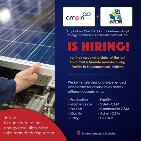 Manoj Meena On Linkedin Hiring Hiringnow Hiringalert Solarmanufacturing Manufacturingjobs