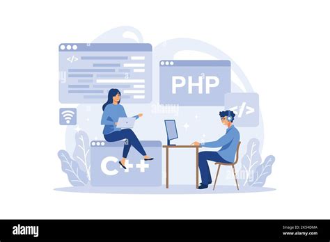 Back End Development Concept Software Development Process Website