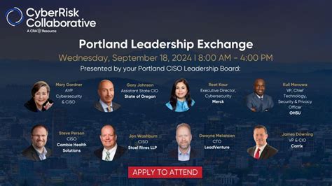 Cyberrisk Collaborative On Linkedin Portland Ciso Cybersecurity Networking Craevents