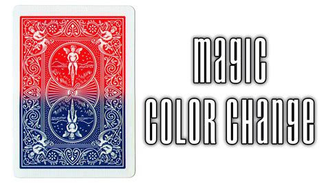 Color Change Tutorial YouTube