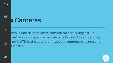 Vertical Fixed Navigation Menu Examples Snippet Onaircode