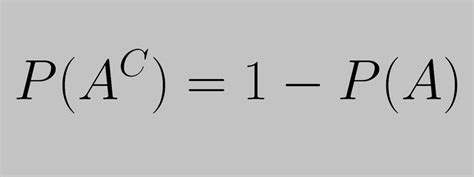 How To Use The Complement Rule In Statistics