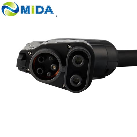 China 1000v 150a Ccs2 To Ccs1 Dc Adapter Ev Charging Adapter Factory