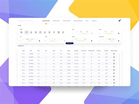 Web Diamond List By Javier Oliver