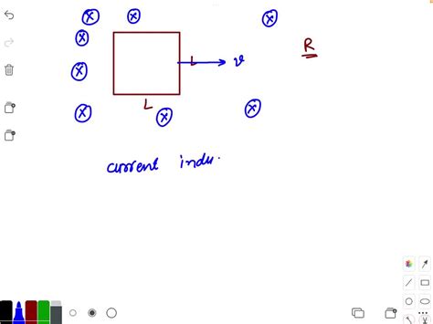 Solved14a Circular Conducting Loop Moving Initially At A Constant